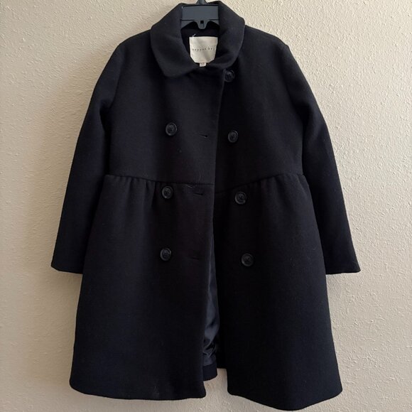 Copper Key | Jackets & Coats | Girls Black Wool Blend Peacoat Dressy ...
